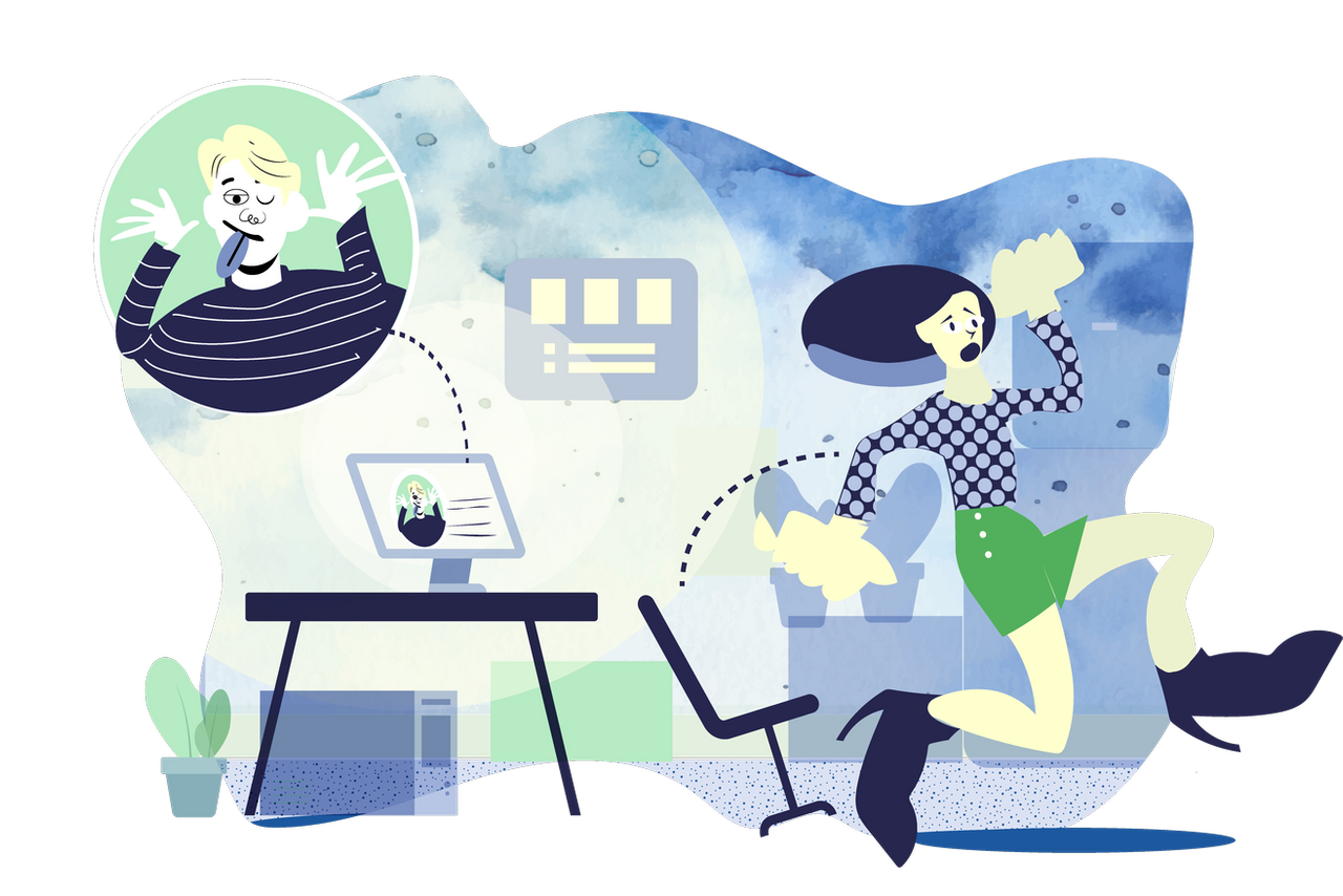 La Netiquette illustrata di un grafico creativo digitale